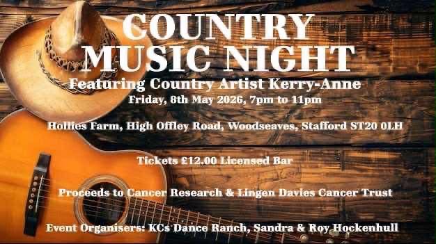 Country Music Night Featuring Country Artist Kerry-Anne - Lawley ...